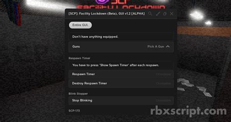 Facility Lockdown Player Esp Ammo Pick Up Scripts