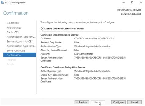 Labconfiguring A Microsoft Server To Be A Root Certificate Authority