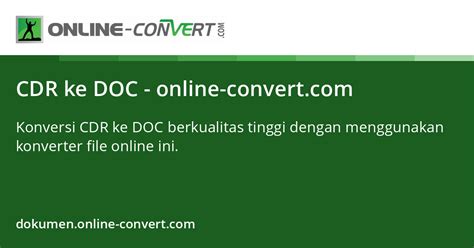 Cdr Ke Doc Online