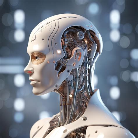 Premium Photo A Humanoid Robotics Intelligent Machines