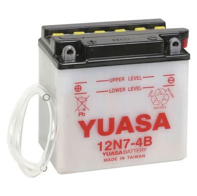 Yuasa 12N7-4B Battery - motoonlineshop.com