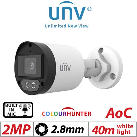 MP CH UNIVIEW X COLORHUNTER COLOR HD FIXED MINI BULLET ANALOG CAMERA WHITE MM