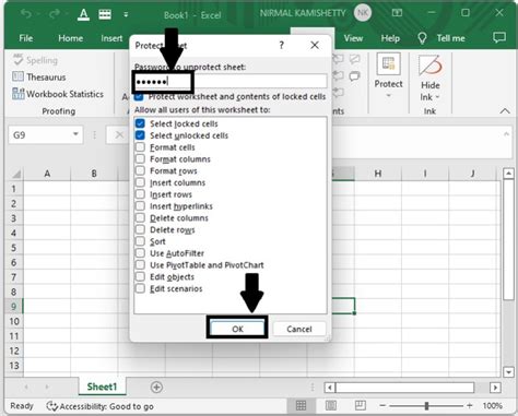 How To Allow To Edit Objects In A Protected Worksheet In Excel
