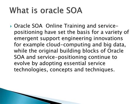 Ppt Oracle Soa Online Training Online Training Oracle Soa In Us