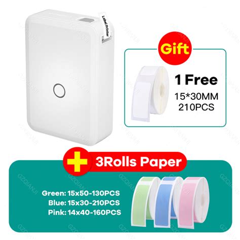 Niimbot D110 Paper Sticker Wireless Label Printer Pocket Handheld