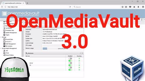 Openmediavault 30 Storage Installation Configuration Overview On