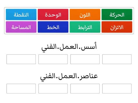 أسسوعناصرالعملالفني Group Sort