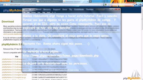 Cambiar El Phpmyadmin De Xampp Al De Iis Youtube