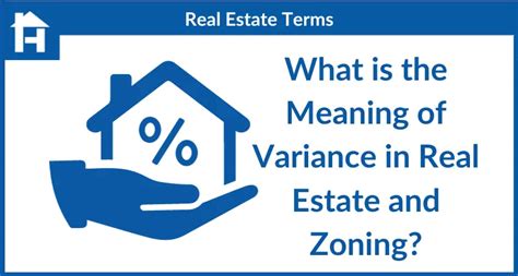 What Is The Meaning Of Variance In Real Estate