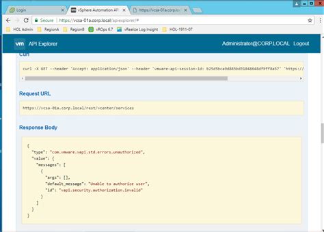 Rest How To List Vcenter Vcsa Services In Powershell Powercli Stack Overflow