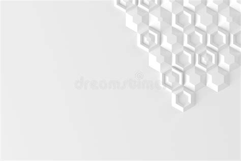 parametric background based on hexagonal grid stock illustration