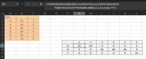 worksheet function i want reposition reorganize a set of data in