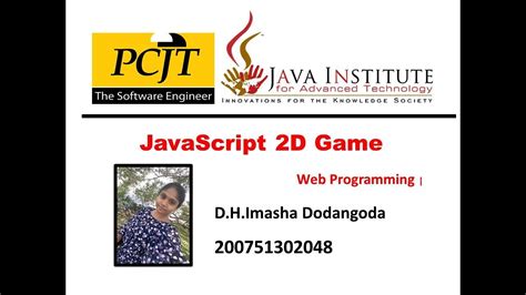 Javascript 2d Game Youtube