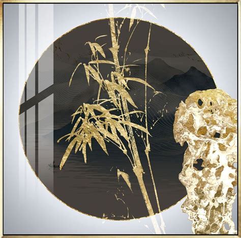 新中式装饰画（高清喷绘，晶瓷画） Di 2024