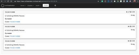 Orchestrator Mysql
