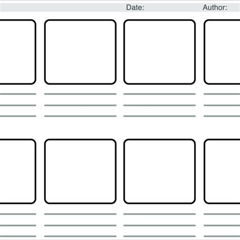 An Example Of A Roughly Sketched Storyboard That Was Provided To