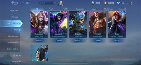 Mobile Legend 319 Skins Ling Collector Alu Legend Video Gaming
