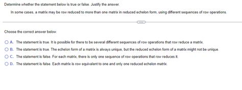 Solved Determine Whether The Statement Below Is True Or Chegg