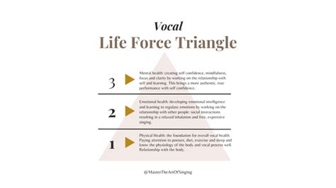 Phil Stutz Life Force Triangle The Tools For Vocalists