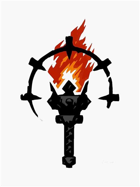 Darkest Dungeon Tattoo Fire God Symbol Forge Cleric Dnd Symbols