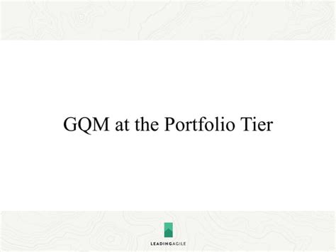 Agile Analytics A Gqm Approach To Enterprise Metrics Pdf