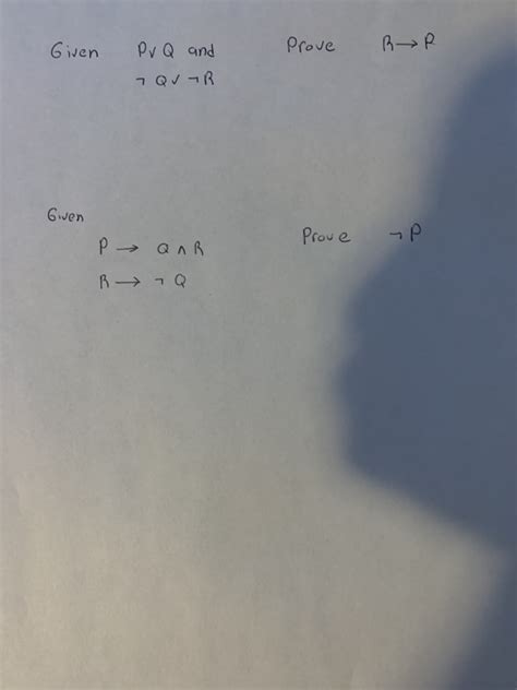 Solved Given Prove RR Pv Q And QUAR Given Prove Up P R AnR Chegg Com