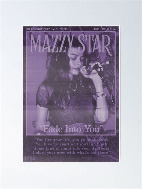 Mazzy Star Fade Into You Posters