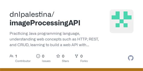 Github Dnlpalestinaimageprocessingapi Practicing Java Programming Language Understanding