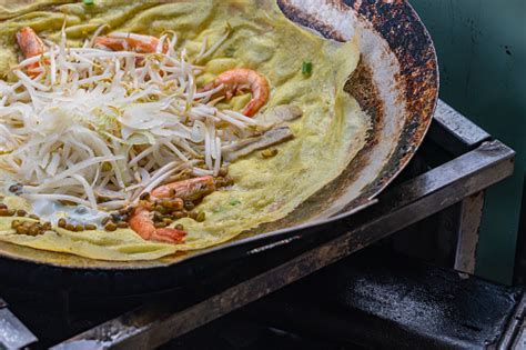 지글지글 바삭바삭한 새우 팬 케이크 반 서 베트남 길거리 음식 0명에 대한 스톡 사진 및 기타 이미지 0명 건강한 식생활 고기 Istock