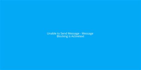 How To Fix Free MSG Unable To Send Message Message Blocking Is Active Yoodley