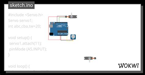 Servo Potensio Wokwi ESP32 STM32 Arduino Simulator