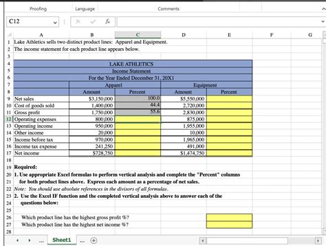solved lake athletics has provided you with the income