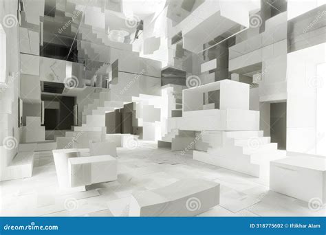 Surreal Architecture With Floating Staircases And Inverted Structures Challenge Traditional