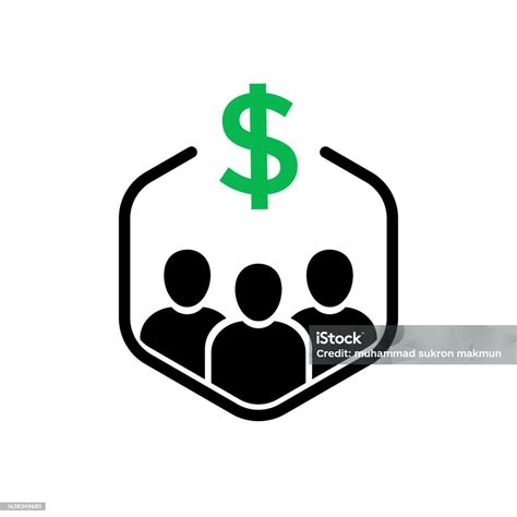 비즈니스 팀워크 아이콘과 같은 투자자 그룹입니다 플랫 라인 트렌드 현대 스폰서 로고타입 그래픽 부유한 사람들 디자인 웹 요소는