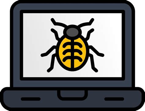 Bug Line Filled Icon Vector Art At Vecteezy