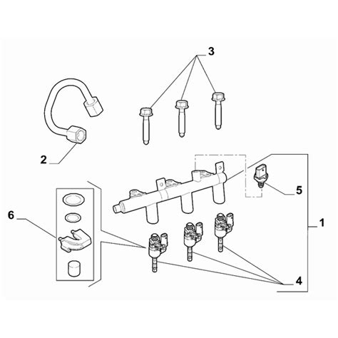 55282504 Fiat 500x 2016 Present Fuel Injection System Sensor