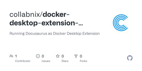 Github Collabnix Docker Desktop Extension Docusaurus Running Docusaurus As Docker Desktop