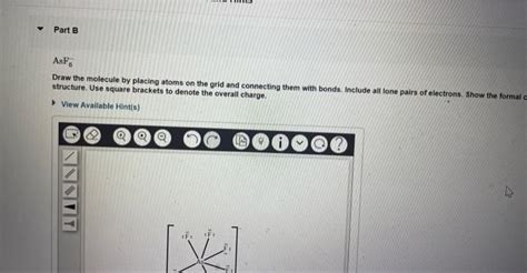 Solved Part A Clf4 Draw The Molecule By Placing Atoms On The