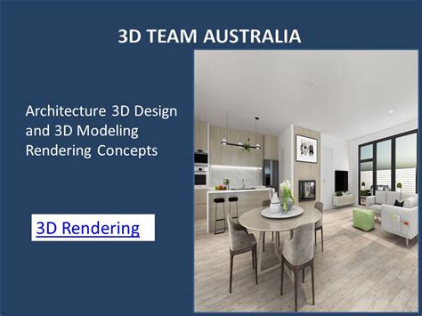 PPT Architecture D Design And D Modeling Rendering Concepts PowerPoint Presentation Free