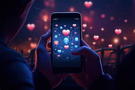 Premium Photo Mobile Cell Phone In Hand Social Media