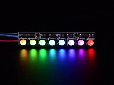 Neopixel Stick 8 X 5050 Rgbw Leds Natural White ~4500k Id 2868