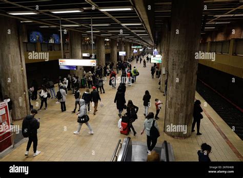Bucharest Romania November 18 2022 Unirii 1 Metro Station Of The