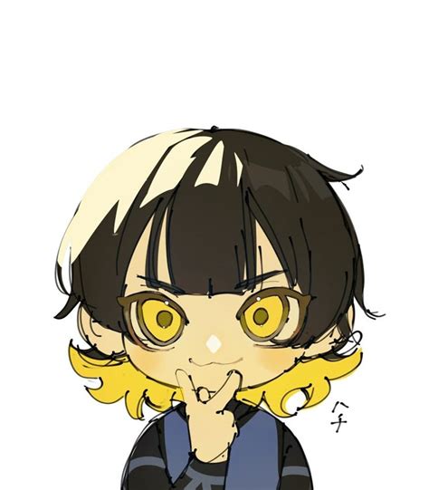 Chibi Bachira Ilustrasi Karakter Sketsa Kartun