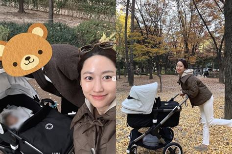 출산 한 달도 안 됐는데 전혜빈 근황 아들남편과 나들이