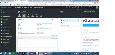 Hosting Database And Accessing On Microsoft Azure Cloud Using Visual