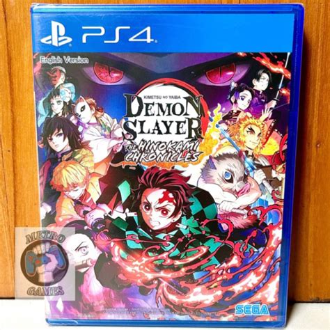 Demon Slayer Ps4 Ps5 Cassette Demonslayer Kimetsu No Yaiba The Hinokami