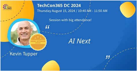 Kevin Tupper On Linkedin Techcon365