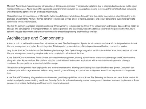 Microsoft Azure Stack Hci Overview Computer Vision On Microsoft Azure