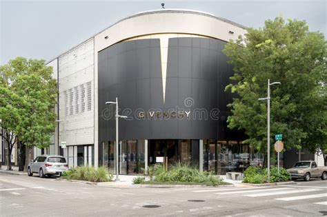 Givenchy Store In The Design District Of Miami Florida Editorial Image