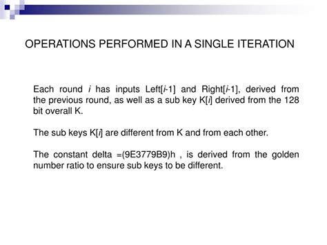 Ppt Hardware Implementation Of Tea Tiny Encryption Algorithm